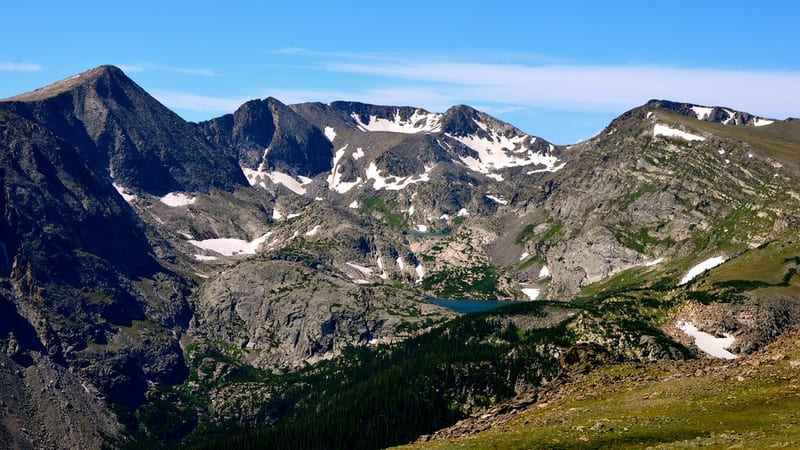 Karte Des Rocky Mountain Nationalparks