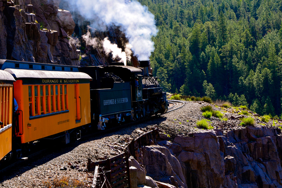 Montez à bord du Durango & Silverton Narrow Gauge Railroad Train