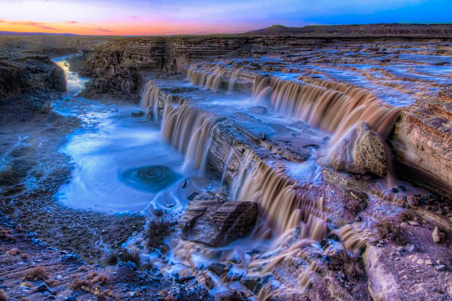 Grand Falls (Chocolate Falls), en Arizona : guide de visite détaillé