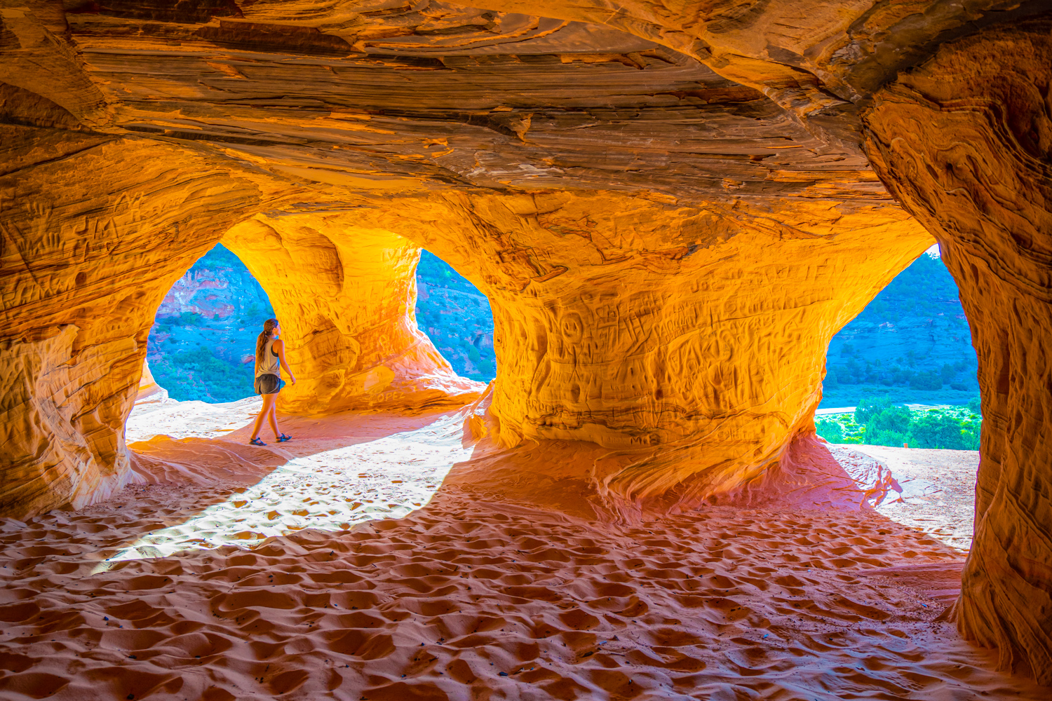 Guide de visite de Sand Caves, près de Kanab, en Utah